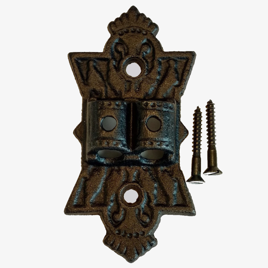 Wall Plate Hinge for Double Arm Cast Iron Wall Bracket Oil Lamps ...