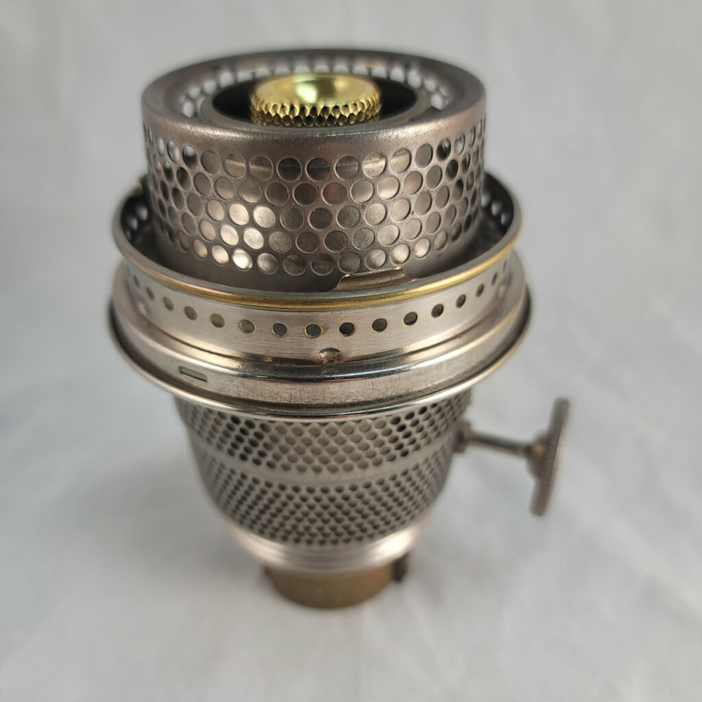 Aladdin Lamp Nickel Finish Model B Burner - Imperial Lighting Co.