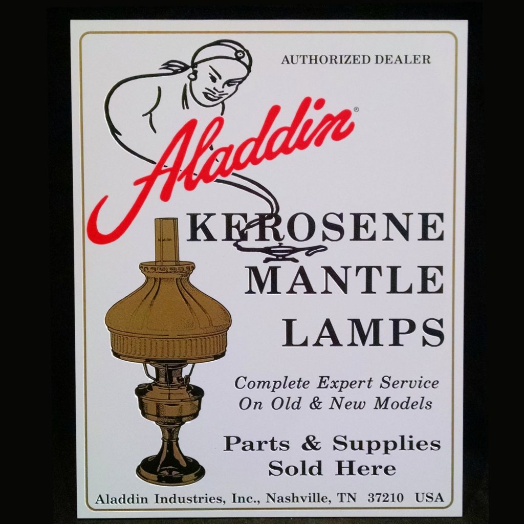 Aladdin Lamp Poster "Aladdinize" 18 X 11 inches - Imperial Lighting Co.
