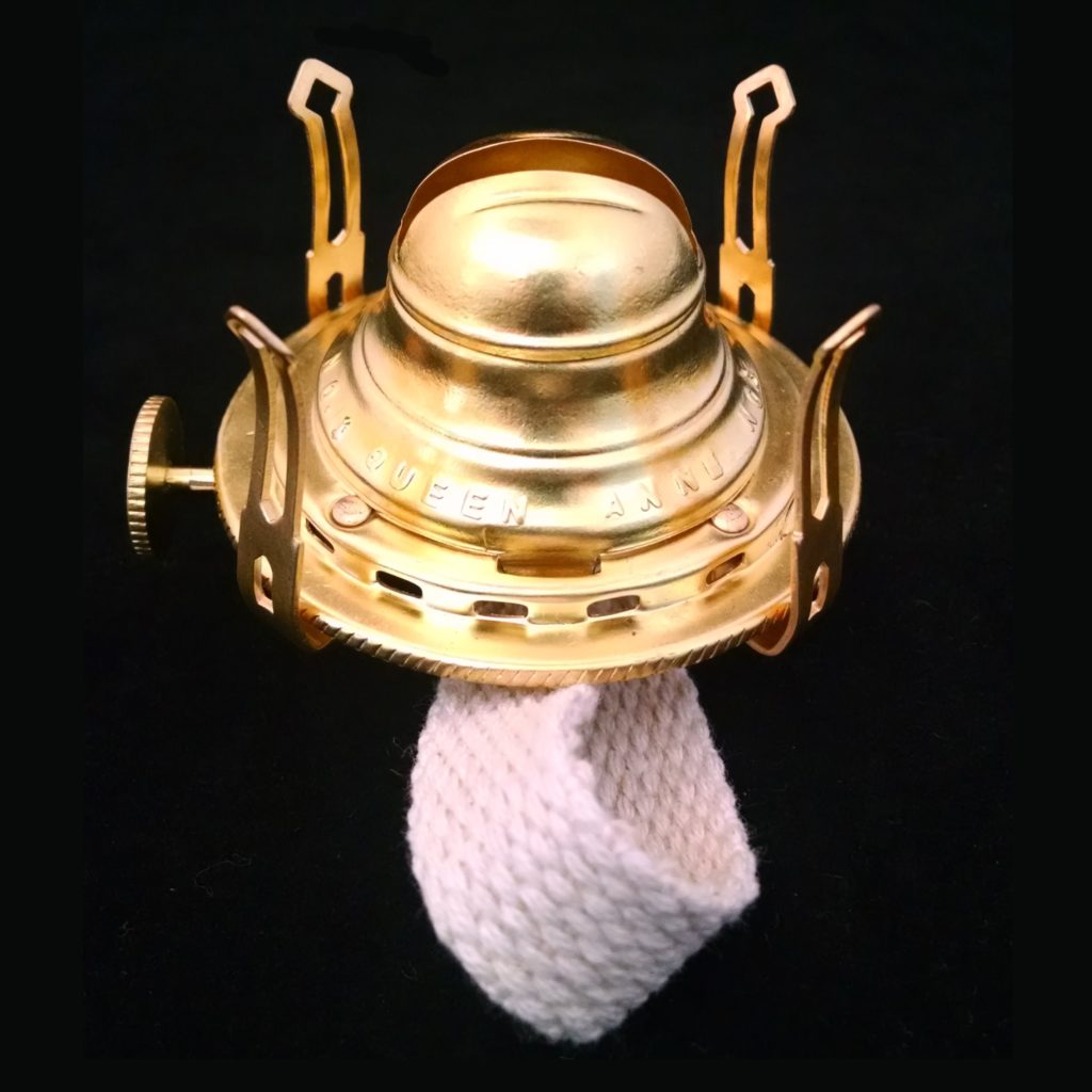New Replacement Queen Anne #1 Oil Lamp Burner Solid Brass - Imperial ...
