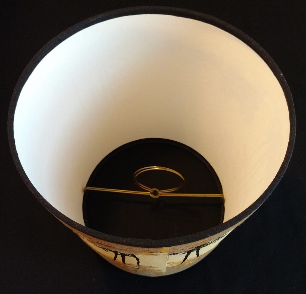 Aladdin Lamp "Coach & Four" Shades O Lite Boudoir Electric Shade 7 Inch ...