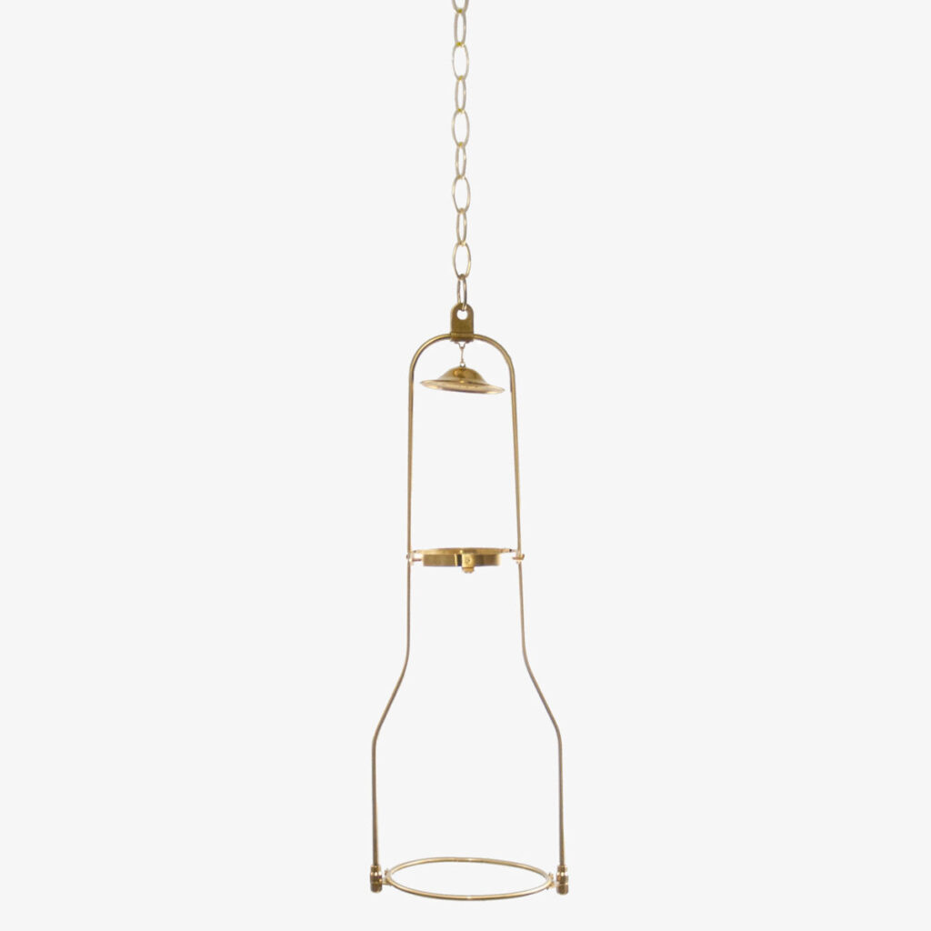 Aladdin Lamp Brass Hanging Lamp Frame Part # H715 - Imperial Lighting Co.