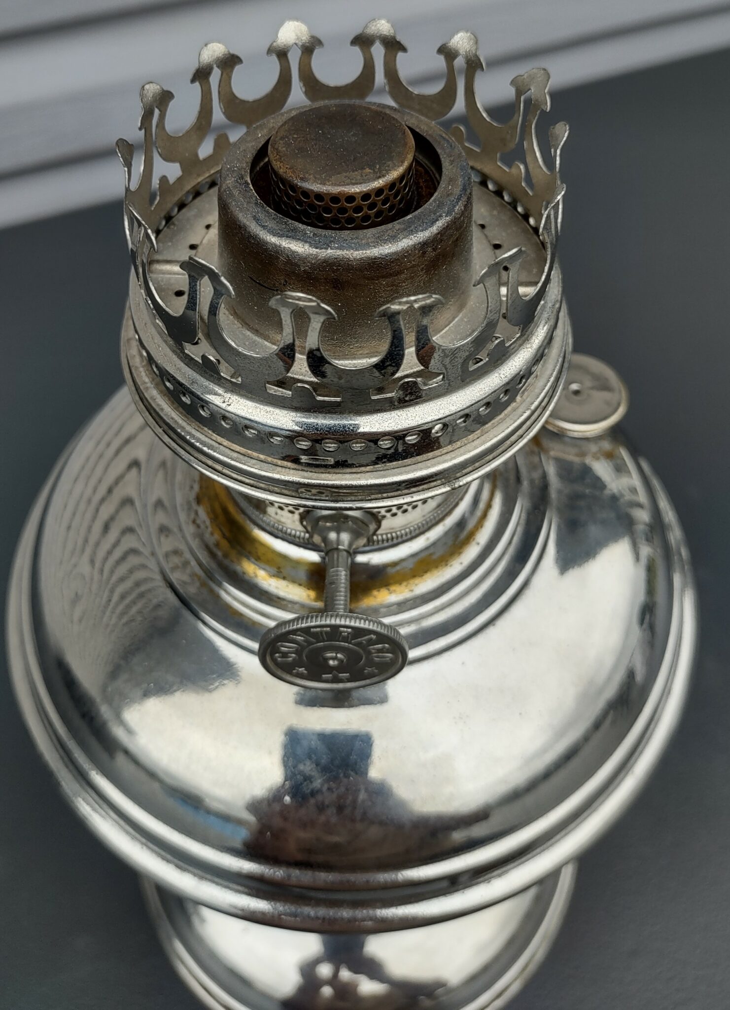 Contraco Mantle Lamp Circa 1916-1920 - Imperial Lighting Co.