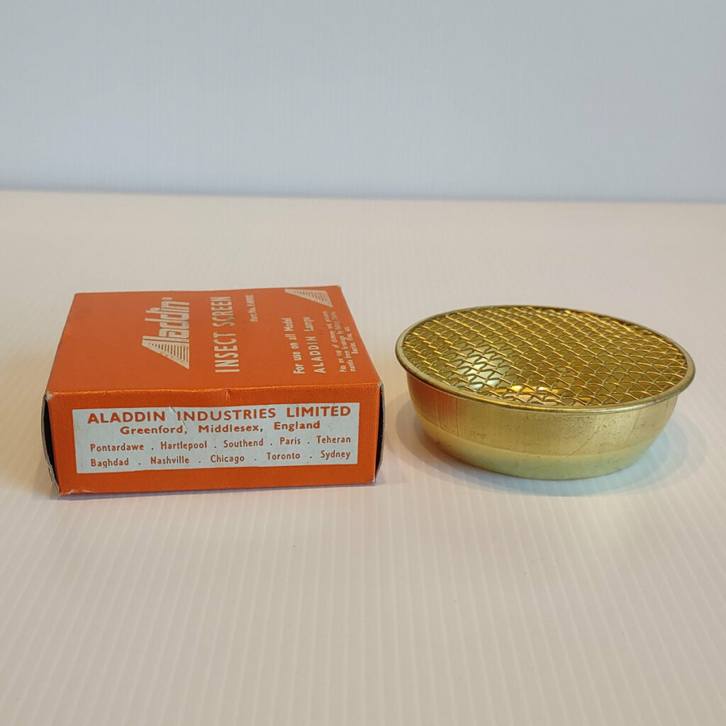 Aladdin Lamp Bug Screen New in the Box Circa 1950's - Imperial Lighting Co.