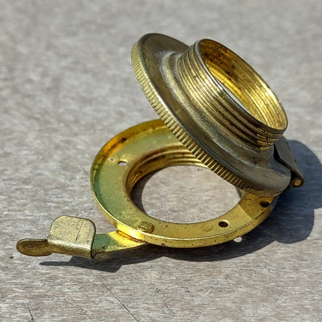 Flat Wick Oil Lamp Fuel Filler Collar #1 Size - Imperial Lighting Co.