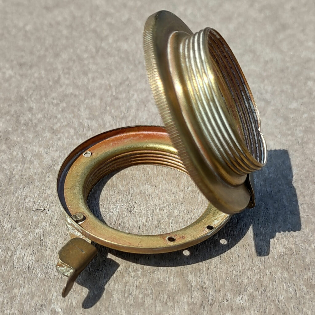Flat Wick Oil Lamp Fuel Filler Collar #2 Size - Imperial Lighting Co.