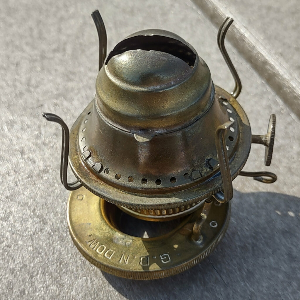 #0 Flat Wick Burner with Oil Filler Collar - Imperial Lighting Co.