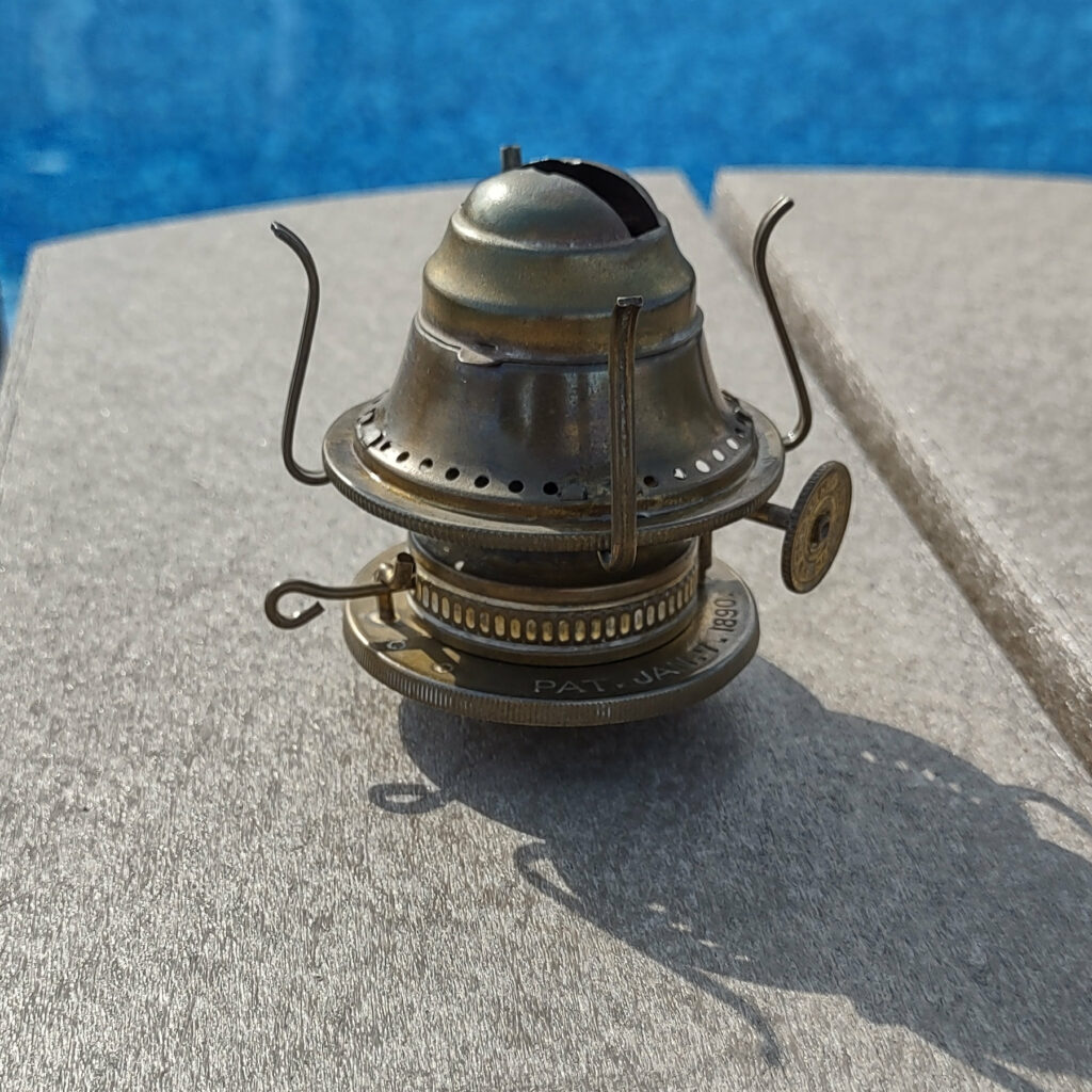 #0 Flat Wick Burner with Oil Filler Collar - Imperial Lighting Co.