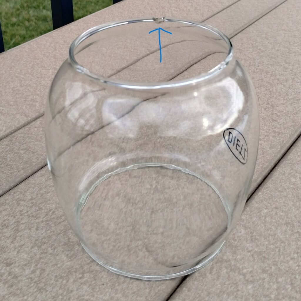 Dietz Lantern Globe #850 fits #90 D-Lite, 2500 Jupiter + More ...