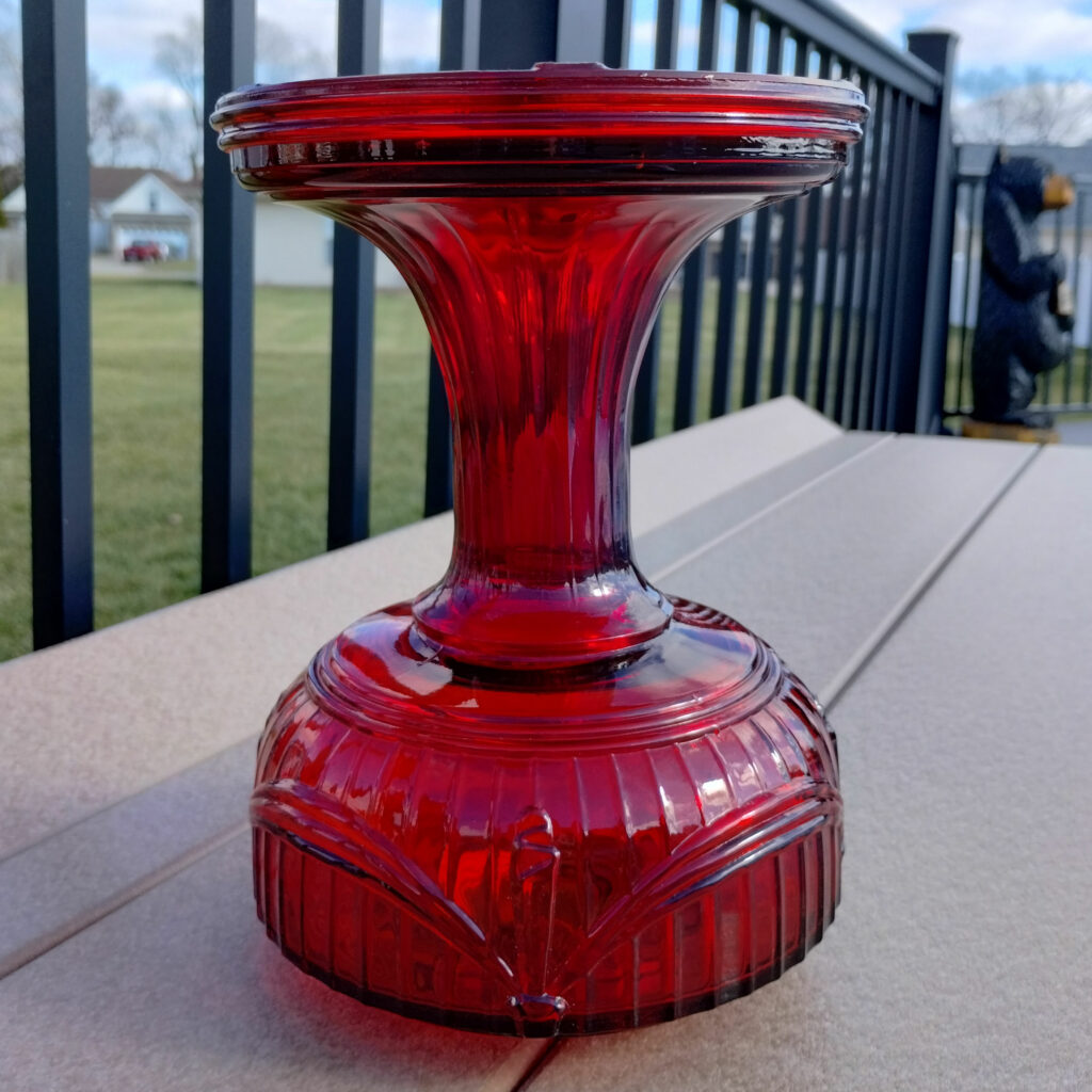 Aladdin Lamp Ruby Red Short Lincoln Drape Circa 1939 - Imperial ...