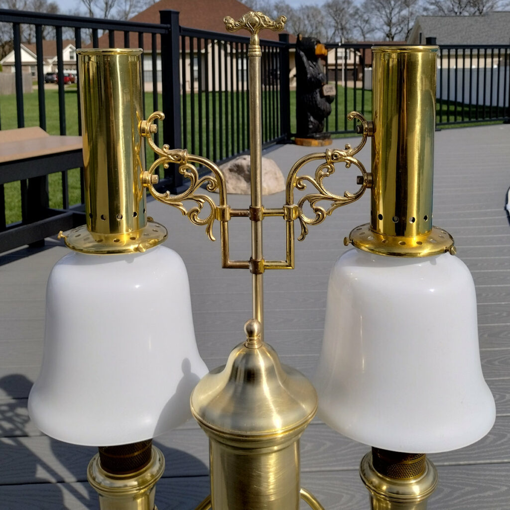 Aladdin Double Student Lamp - Imperial Lighting Co.