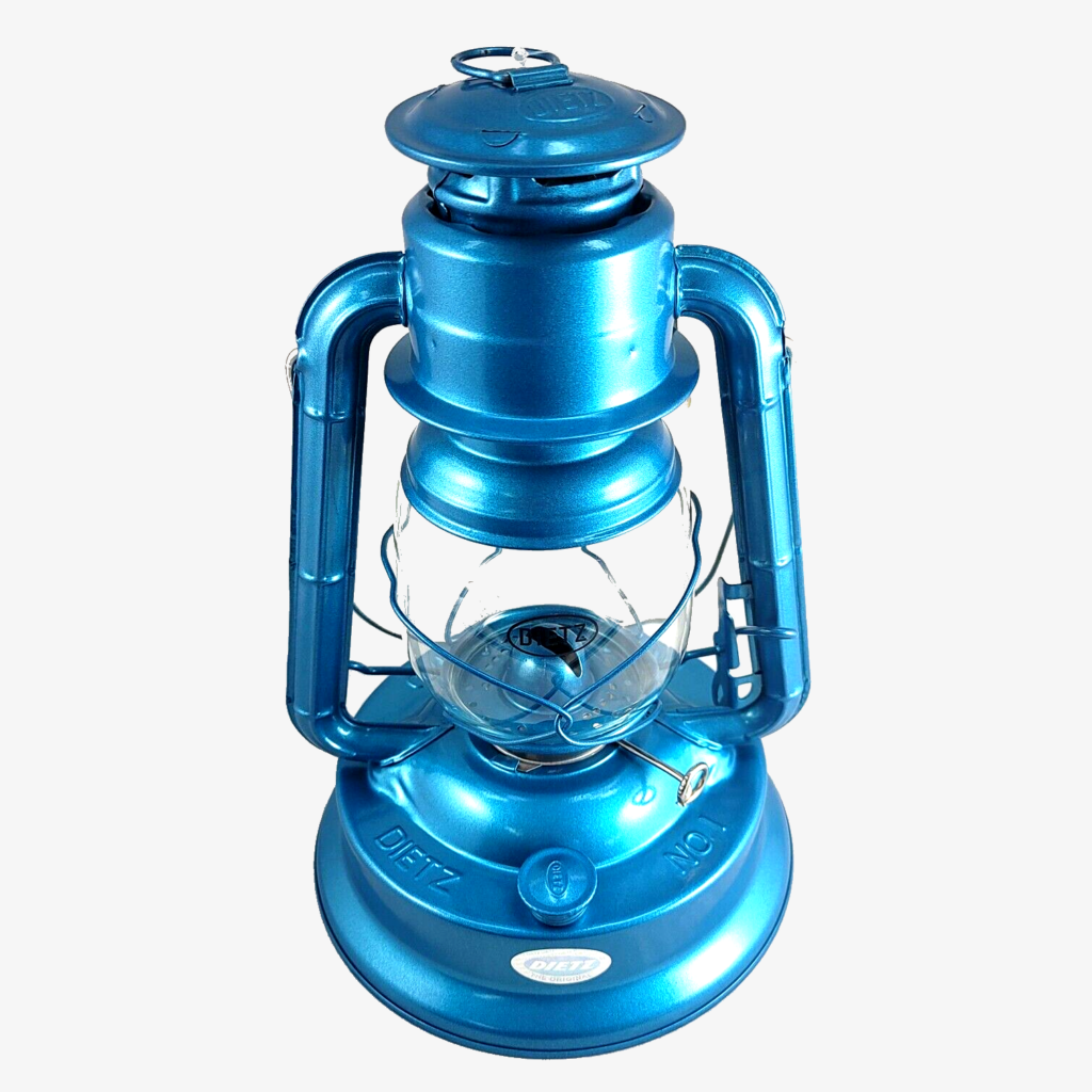 Dietz #1 Lil Wizard Hurricane Lantern Blue - Imperial Lighting Co.