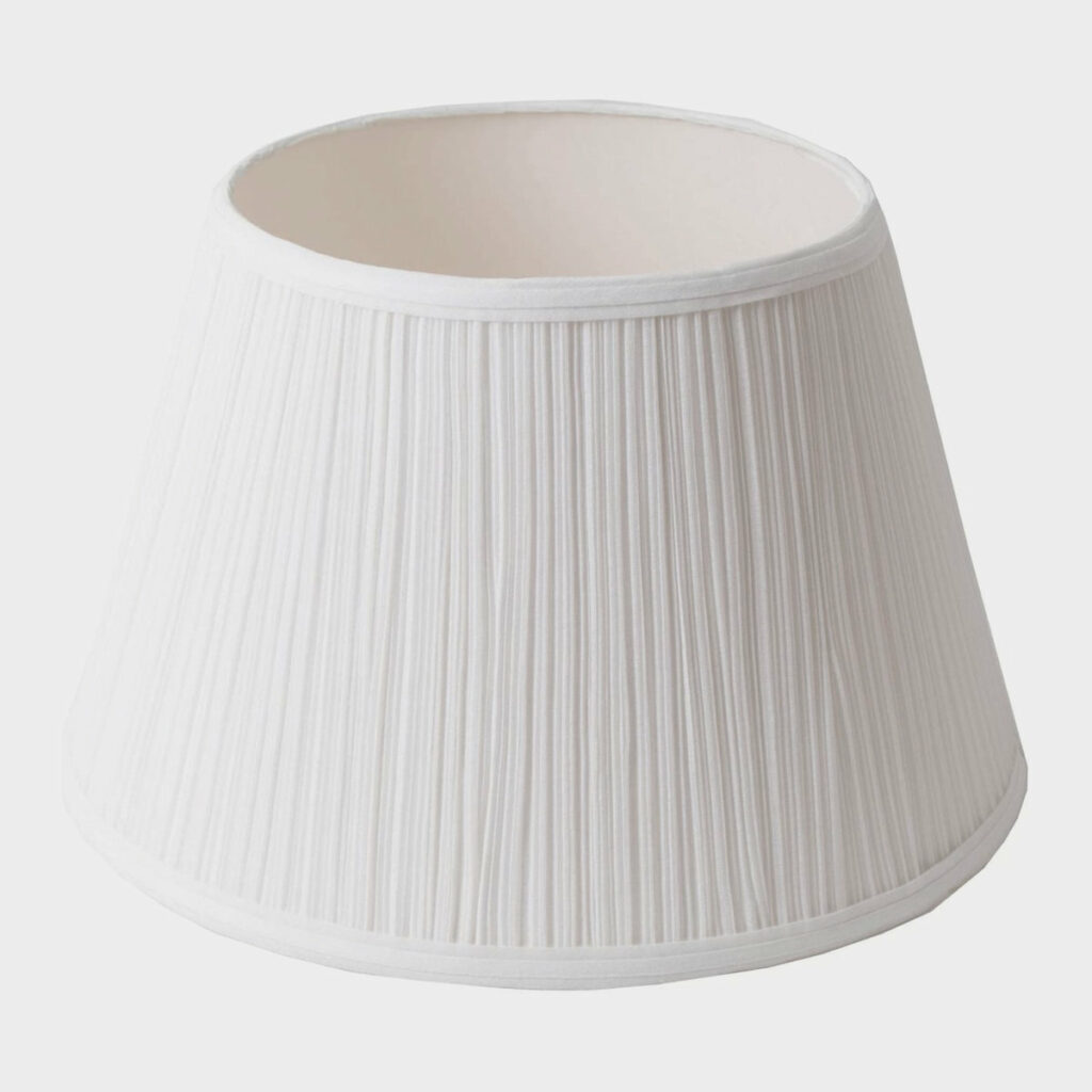 Aladdin Oil Lamp Shade White 14 inch Pleated Fabric Part #N110w ...