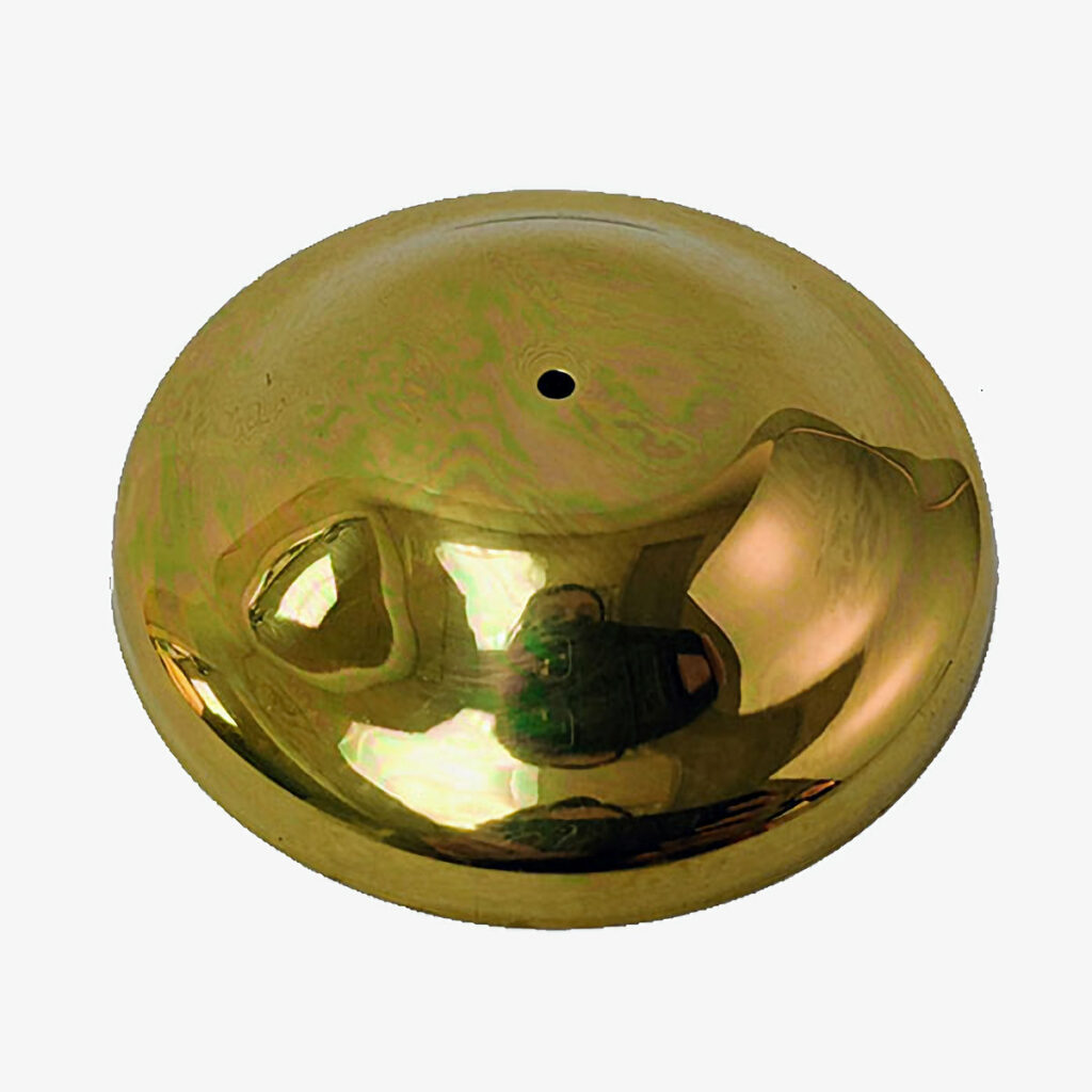 Aladdin Lamp Style Brass Smoke Bell for Aladdin 4-Post Hanging Lamps ...