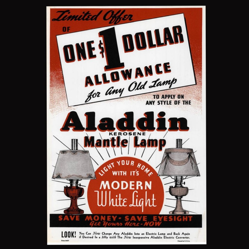 Aladdin Lamp Poster 16 X 11 inches One Dollar Allowance - Imperial ...