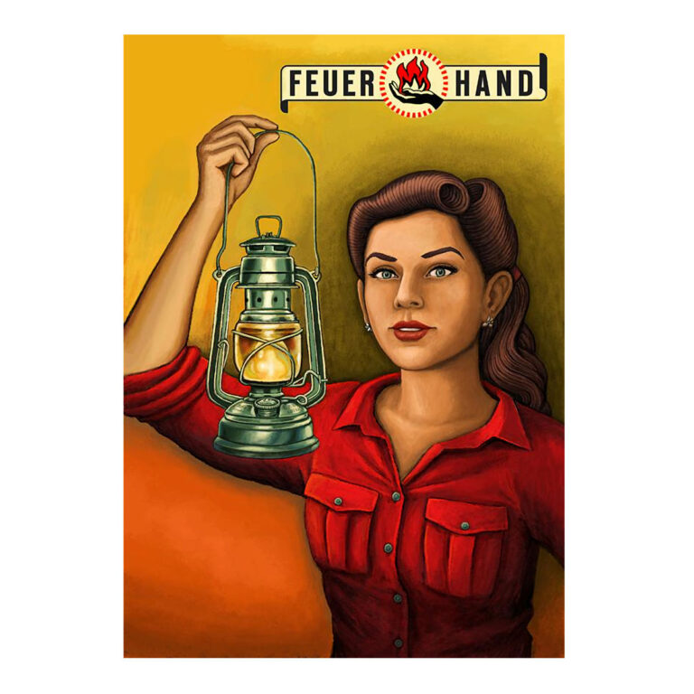 Feuerhand Lantern Tin Plate Sign - Imperial Lighting Co.