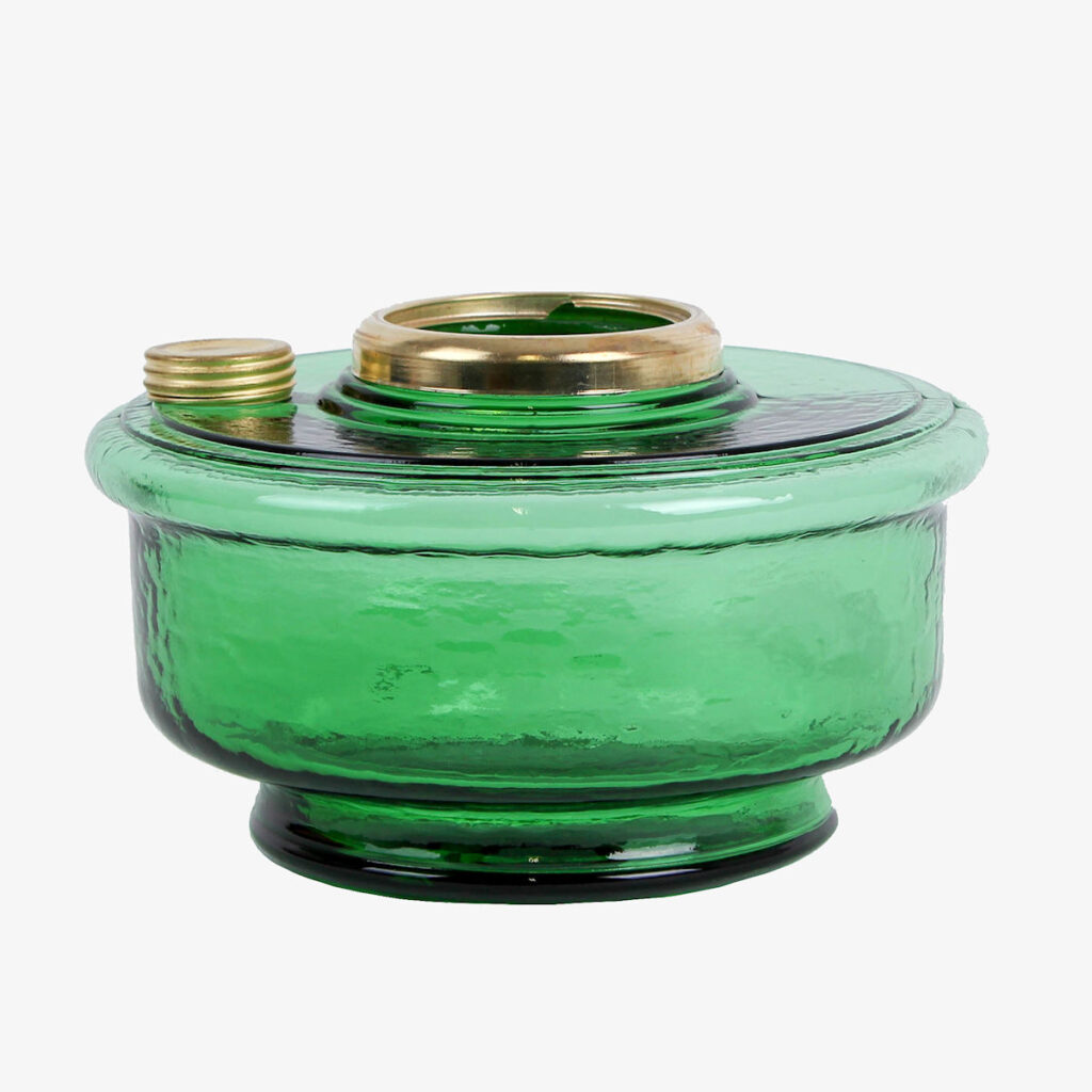 Aladdin Lamp Emerald Green Tilt Frame Regency Hanging Lamp Open Shade ...