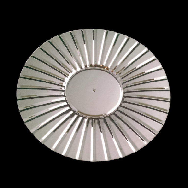 Polished Stainless Reflector for Cast Iron Wall Bracket Oil Lamps ...