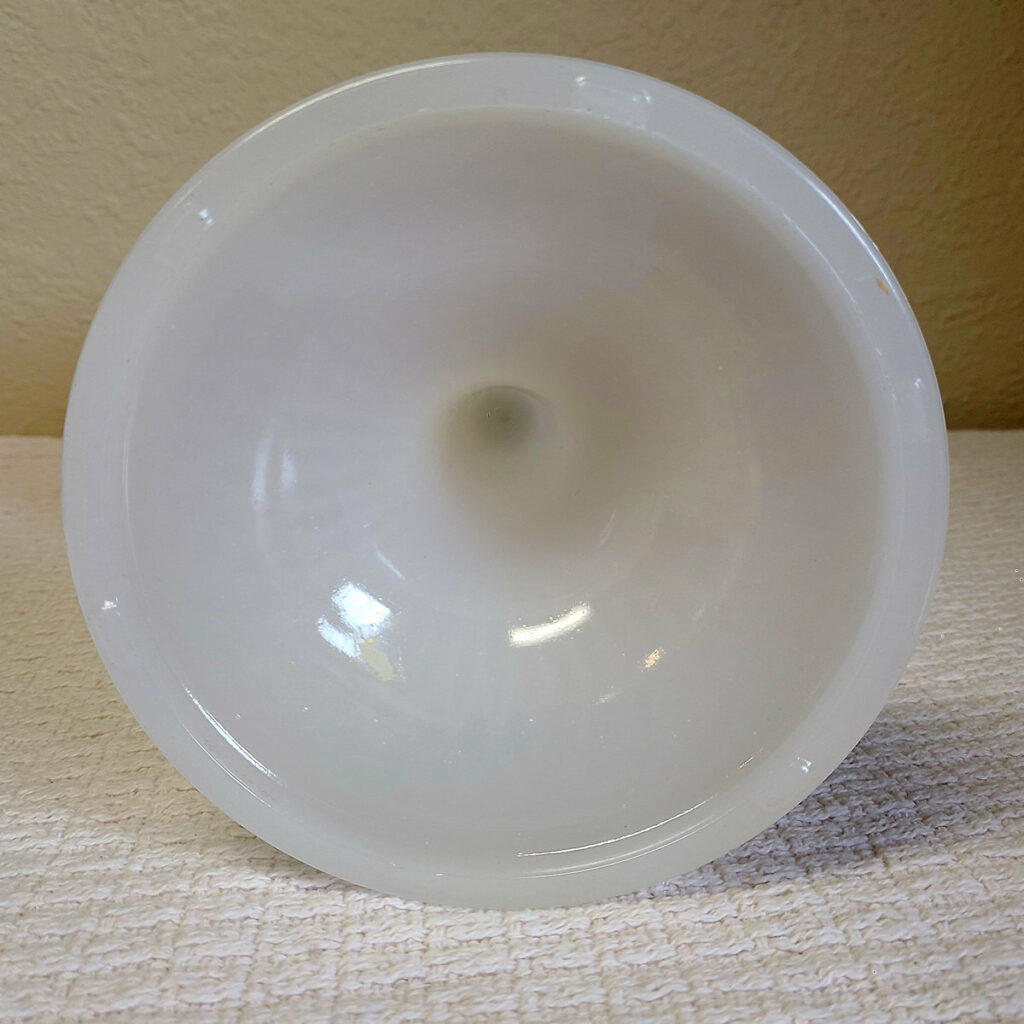 Aladdin Lamp White Moonstone Diamond Quilt Base circa 1937 - Imperial ...