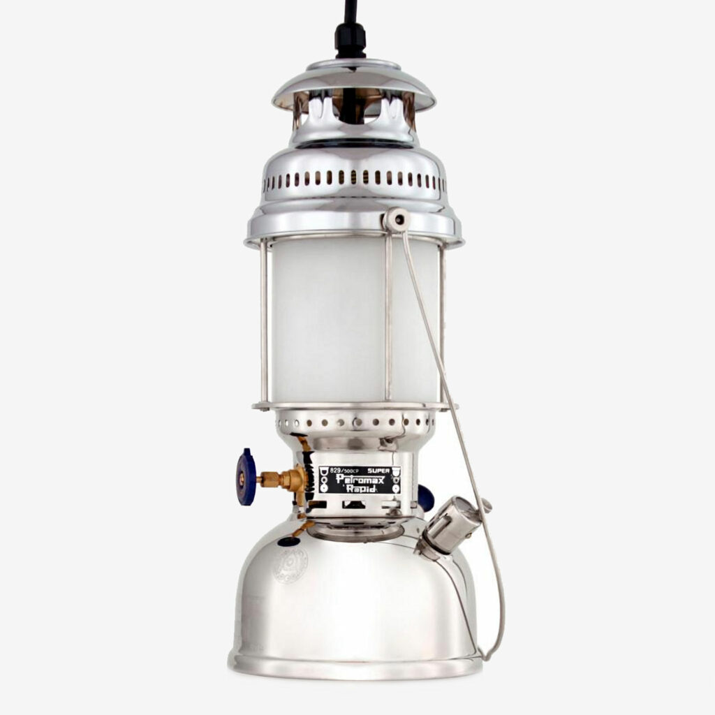 Petromax Electric Hanging Lantern in Nickel Finish - Imperial Lighting Co.