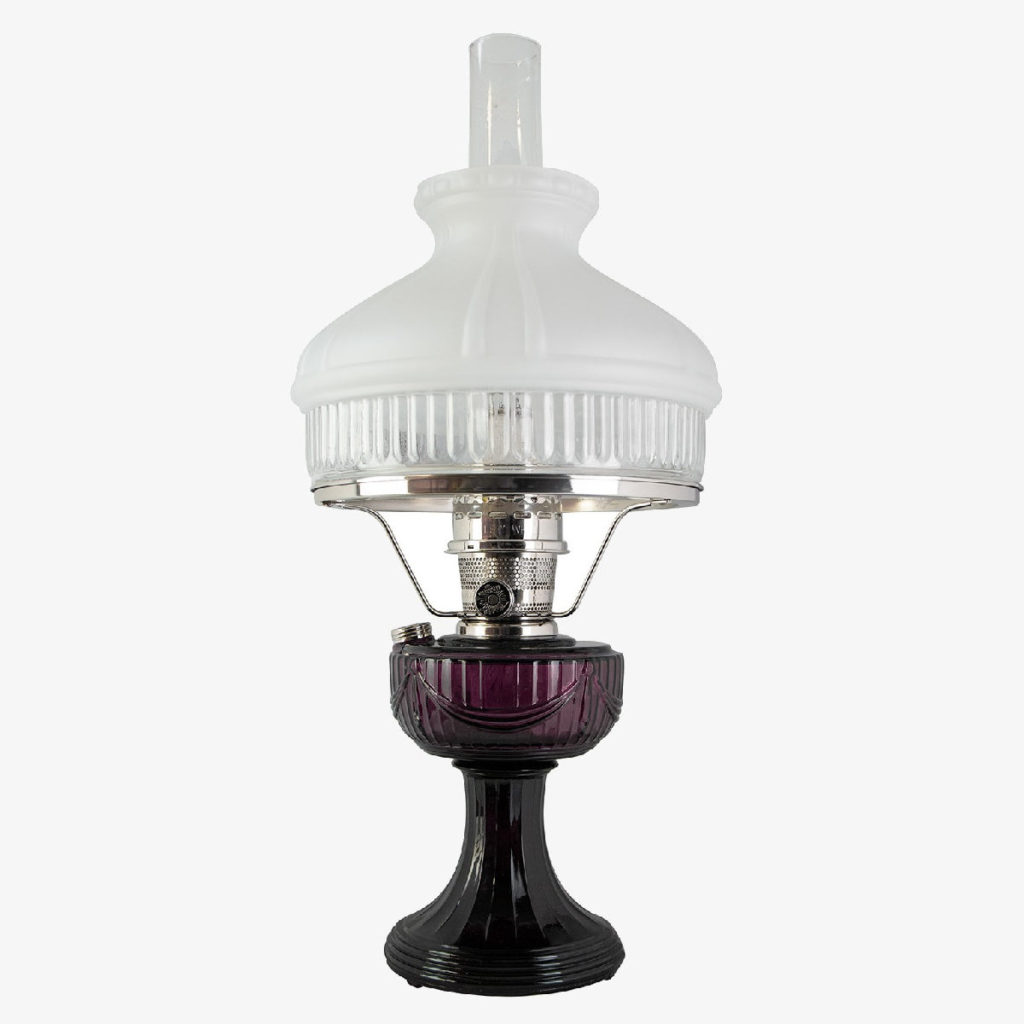 Aladdin Glass Table Lamps with Shades - Imperial Lighting Co.